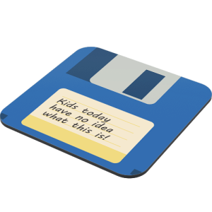 Floppy Disk Coaster - Just Stickers : Just Stickers