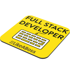 Full Stack Developer Coaster - Just Stickers : Just Stickers