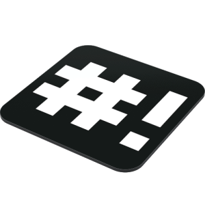 Hash Bang - AJAX Coaster - Just Stickers : Just Stickers