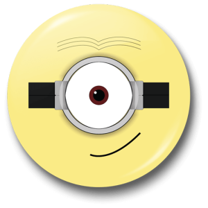 Minion - Stuart Badge - Just Stickers : Just Stickers