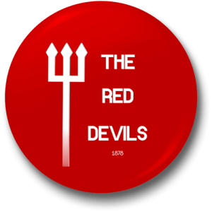 The Red Devils Badge - Just Stickers : Just Stickers