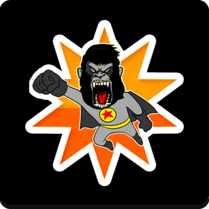 Ape Hero Coaster - Just Stickers : Just Stickers
