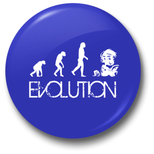Evolution Badge - Just Stickers : Just Stickers