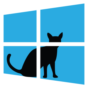 Windows Cat Sticker - Just Stickers : Just Stickers