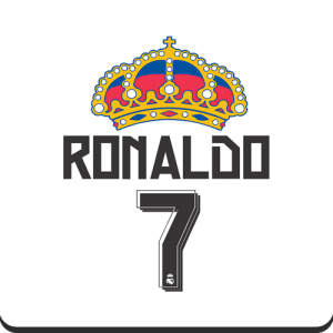King Ronaldo Coaster - Just Stickers : Just Stickers