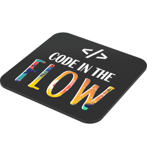 Code In The Flow Coaster - Just Stickers : Just Stickers