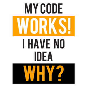 My Code Works Sticker - Just Stickers : Just Stickers