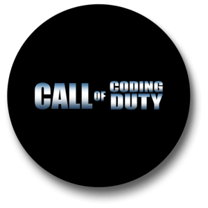 Call Of Coding Duty Badge - Just Stickers : Just Stickers