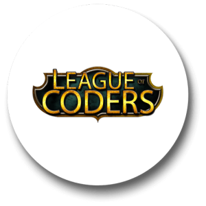League Of Coders Badge - Just Stickers : Just Stickers