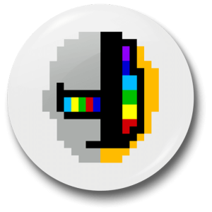 Random 8bit Memory Badge - Just Stickers : Just Stickers