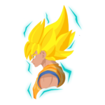 Goku Super Saiyan Sticker - Just Stickers : Just Stickers