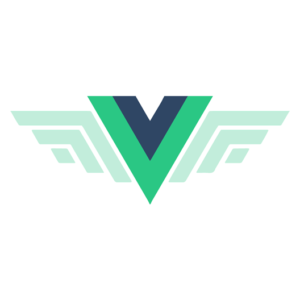 Vue JS Wings Sticker - Just Stickers : Just Stickers