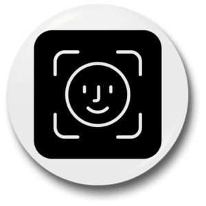 Face ID Badge - Just Stickers : Just Stickers