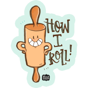 How I Roll Sticker - Just Stickers : Just Stickers