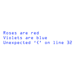 Unexpected Error Sticker - Just Stickers : Just Stickers