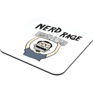 Nerd Rage Coaster - Just Stickers : Just Stickers