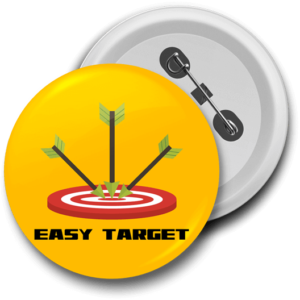 Easy Target Badge - Just Stickers : Just Stickers
