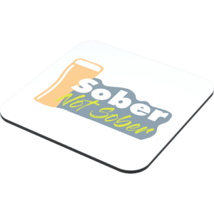 Sober Not Sober Coaster - Just Stickers : Just Stickers