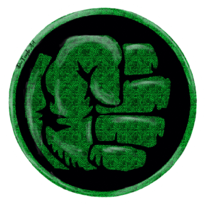 Green Hand Hulk Sticker - Just Stickers : Just Stickers