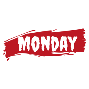 Monday Horror Sticker - Just Stickers : Just Stickers