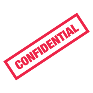 Confidential Sticker - Just Stickers : Just Stickers