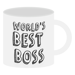 World's Best Boss Sticker - Just Stickers : Just Stickers