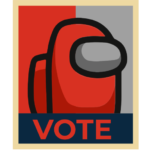 Among Us Vote Sticker - Just Stickers : Just Stickers