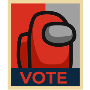 Among Us Vote Sticker - Just Stickers : Just Stickers