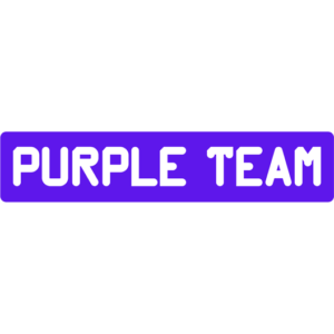 Purple Team Sticker - Just Stickers : Just Stickers