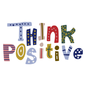 Think Positive Sticker - Just Stickers : Just Stickers